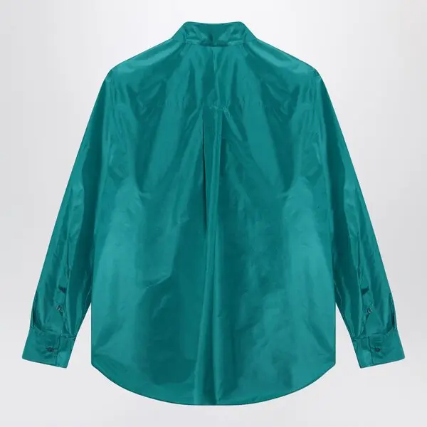 Fendi Silk Shirt With Embroidered Logo