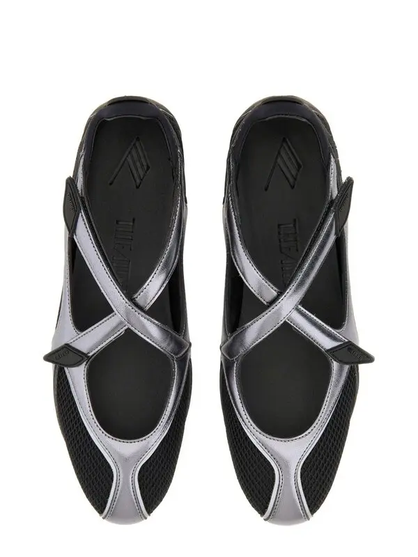 Attico Ballerina Flat Floor 1 - Black