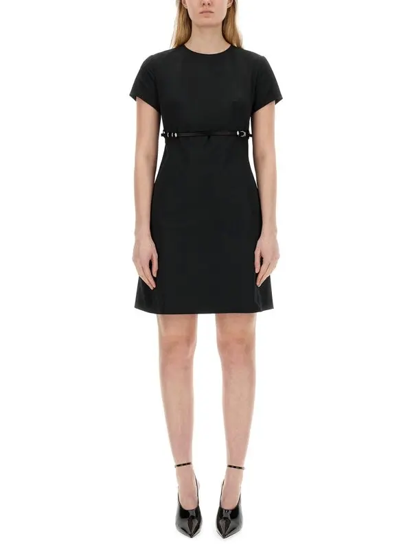 Givenchy Taffeta Voyou Dress - Black
