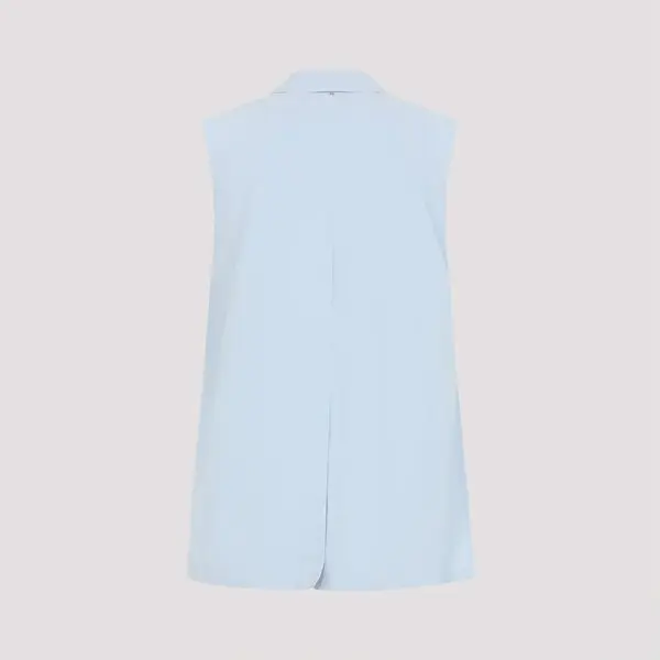 Sportmax Maggio Viscose Gilet - Blue