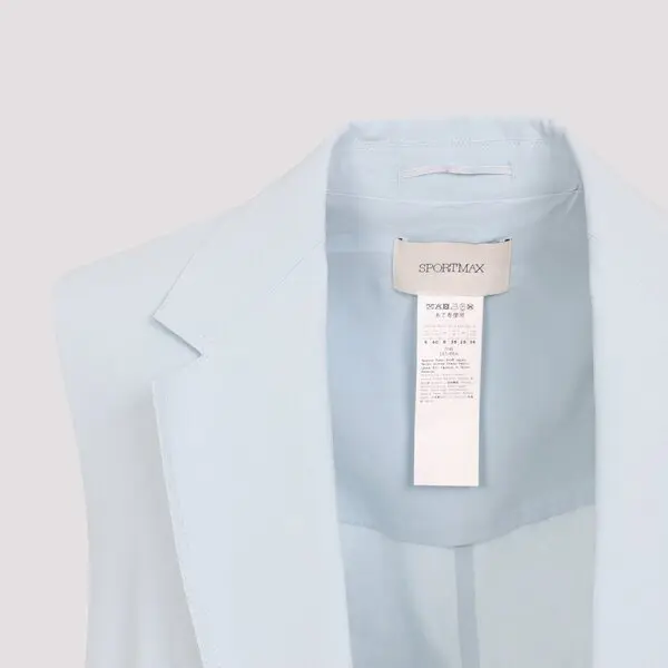 Sportmax Maggio Viscose Gilet - Blue