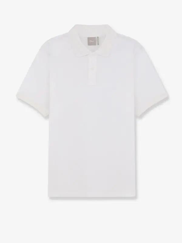 Dior Cotton And Silk Polo Shirt