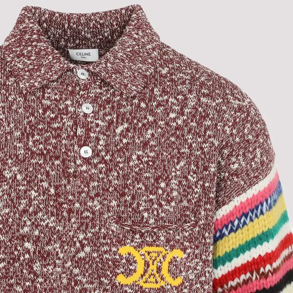 Celine Cotton Polo - Multicolor