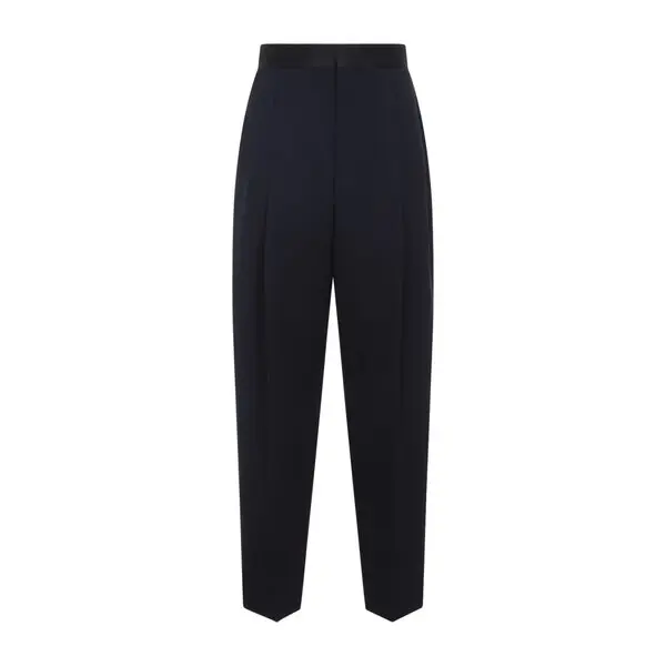 Bottega Veneta Midnight Wool Tapered Trousers