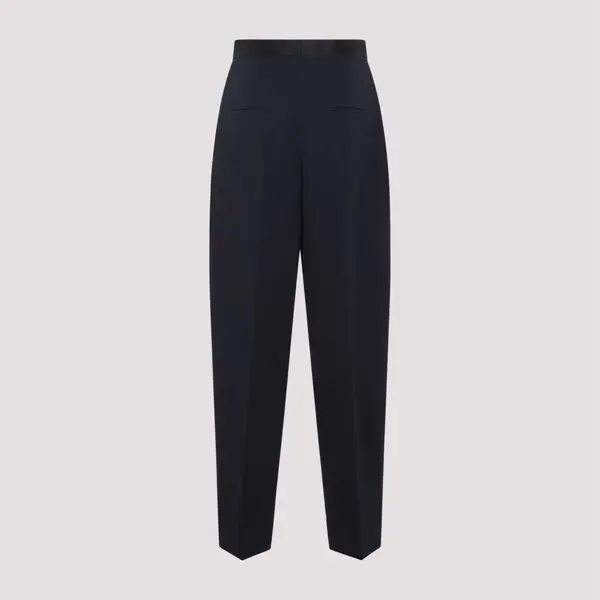 Bottega Veneta Midnight Wool Tapered Trousers