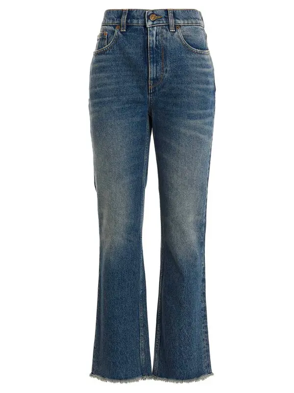 GOLDEN GOOSE Deryn Flare Jeans - Blue