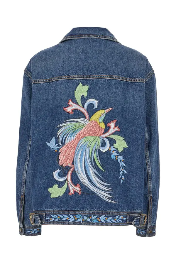 Etro Embroidered Denim Jacket