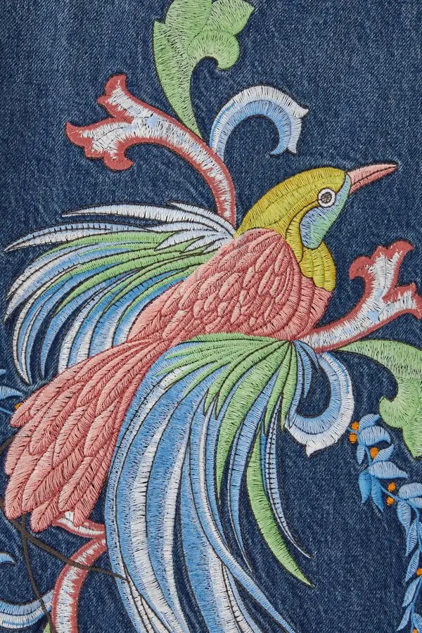 Etro Embroidered Denim Jacket