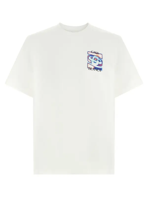 Casablanca Heat Map' T-shirt - White