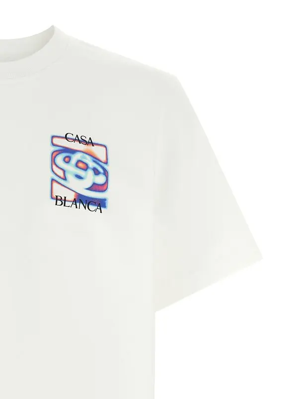 Casablanca Heat Map' T-shirt - White