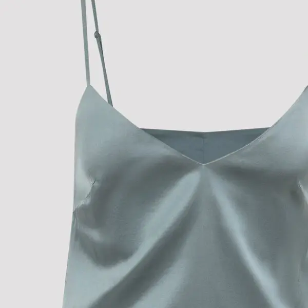 Acne Studios Viscose Midi Dress With Lace Inserts