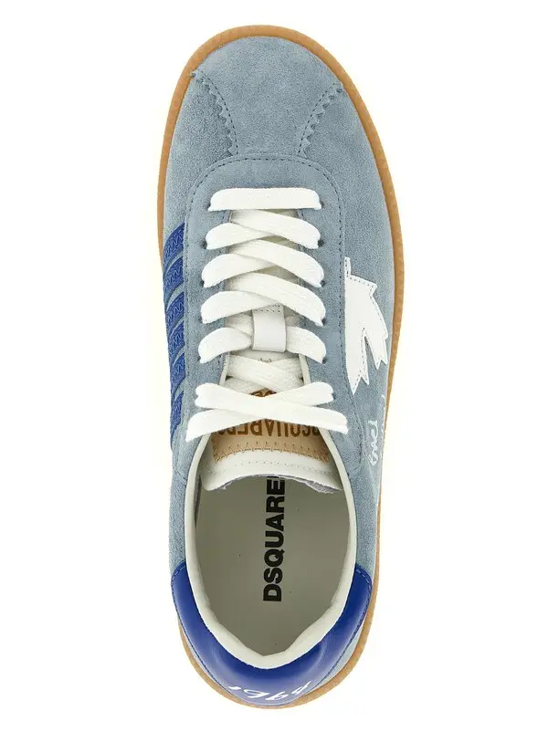 Dsquared2 Rebels Suede Lace-up Sneakers - Blue
