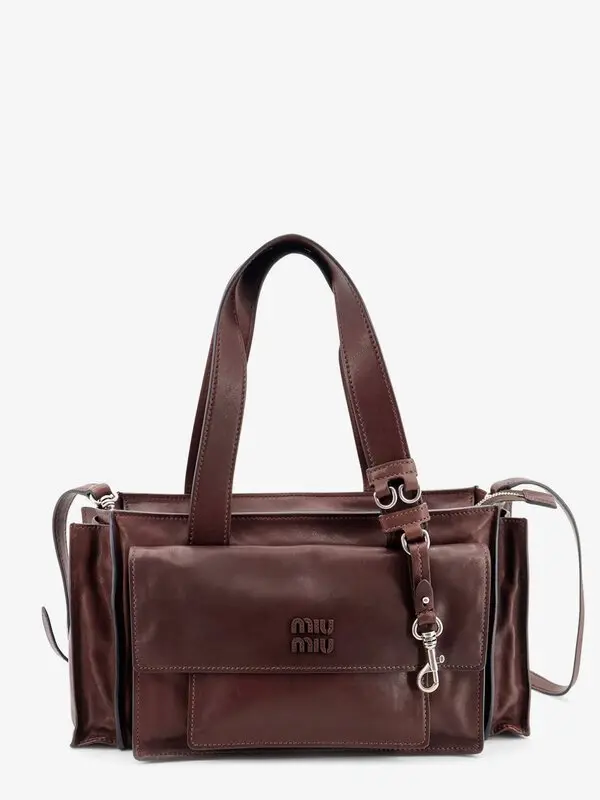 Miu Miu Utilitarian Leather Crossbody Bag - Multicolor