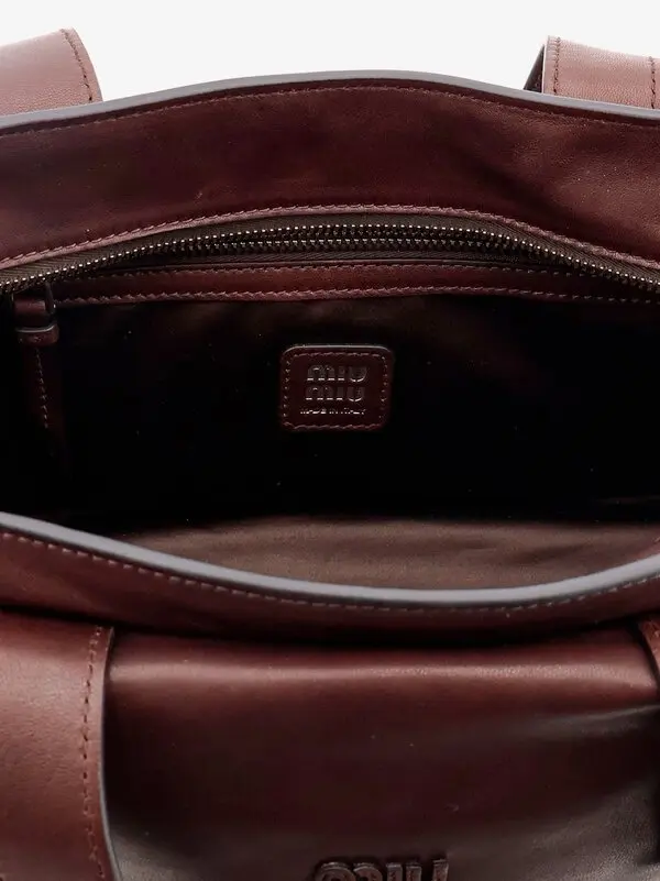 Miu Miu Utilitarian Leather Crossbody Bag - Multicolor