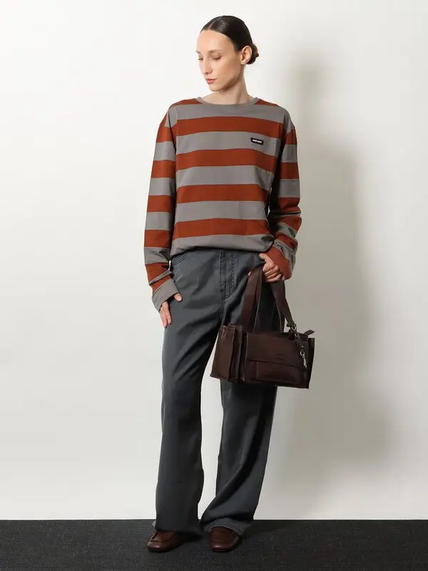 Miu Miu Utilitarian Leather Crossbody Bag - Multicolor