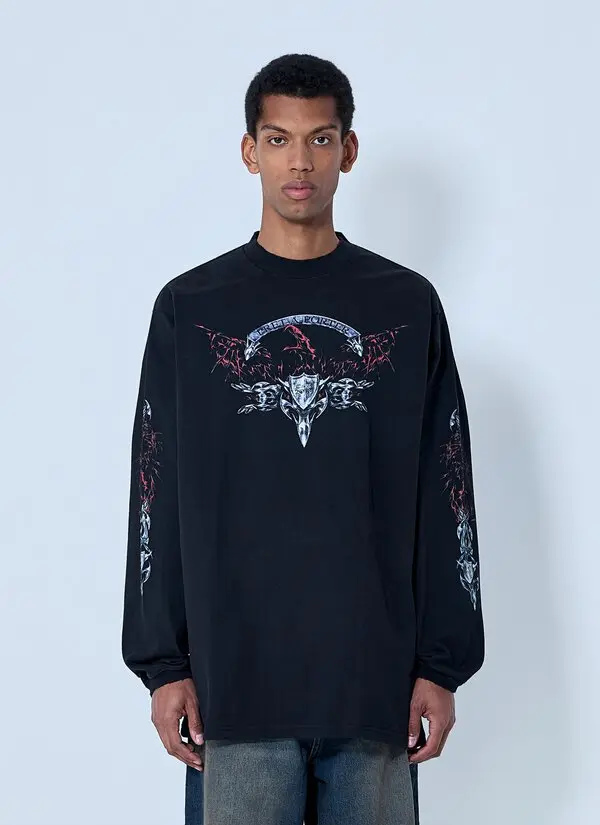 Vetements Graphic Long Sleeve T-shirt