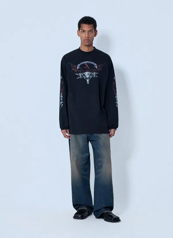 Vetements Graphic Long Sleeve T-shirt