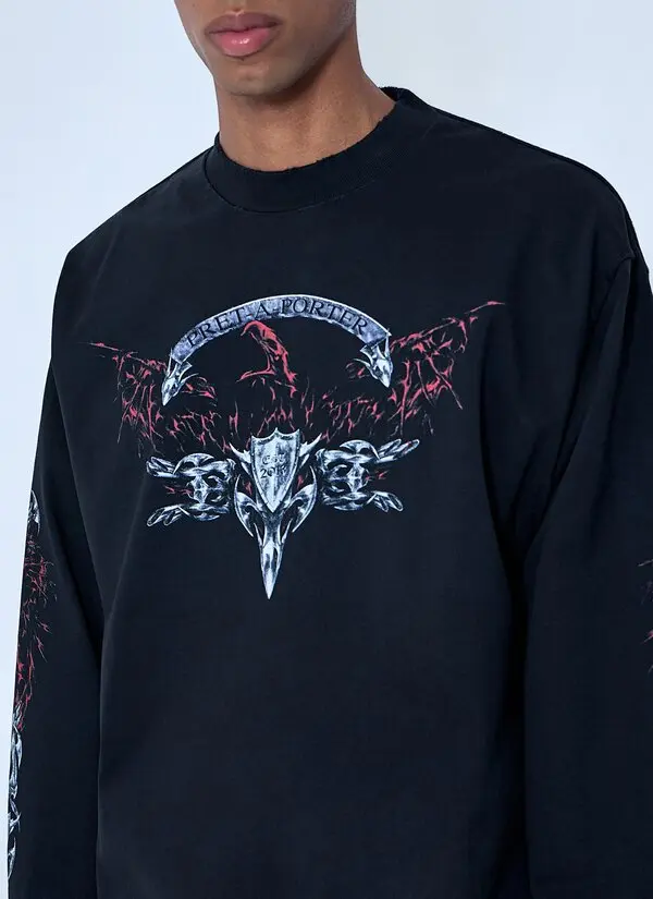 Vetements Graphic Long Sleeve T-shirt