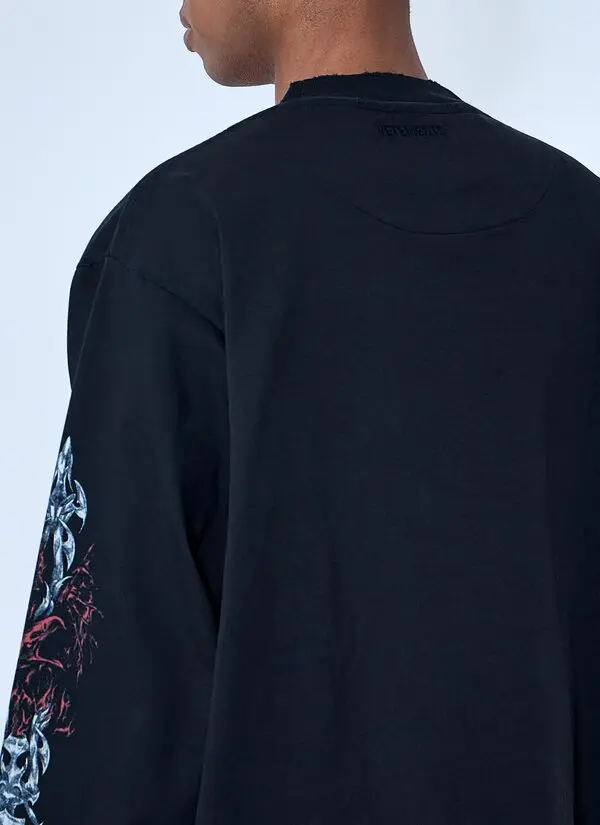 Vetements Graphic Long Sleeve T-shirt