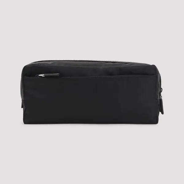 Prada Re-nylon Pouch With Saffiano Leather Details