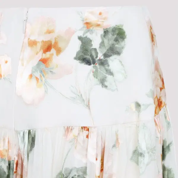 Zimmermann Carousel Burnout Midi Skirt - Multicolor