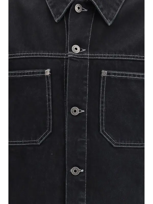 Off-White Arrow Zip Skate Denim Jacket