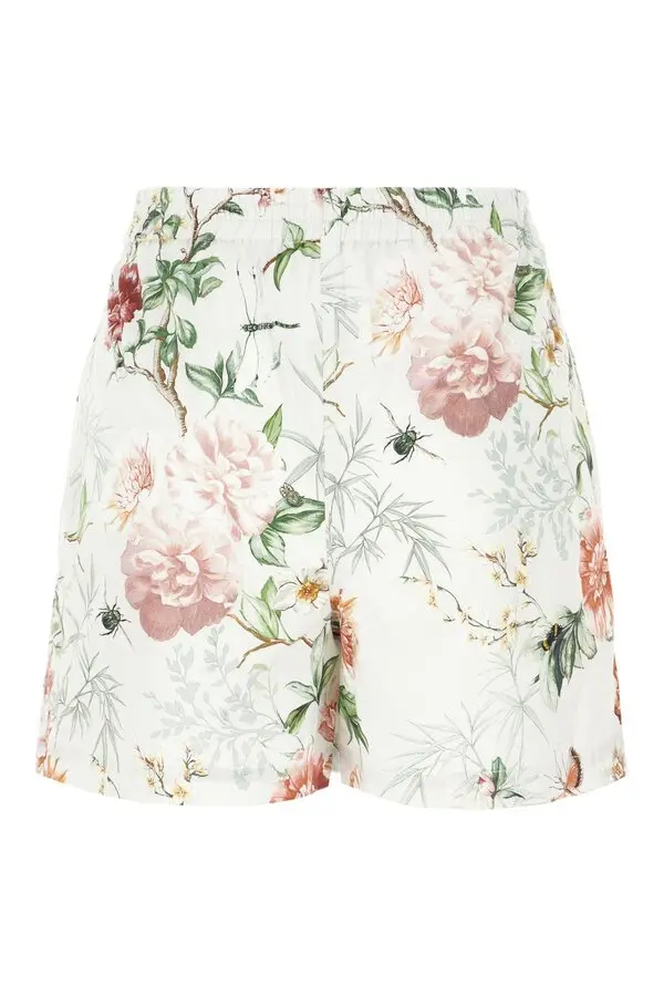 Attico Floral Print Shorts - Multicolor