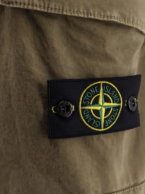 Stone Island Organic Cotton Cargo Shorts - Multicolor