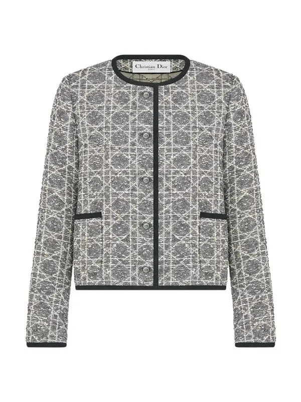 Dior Macrocannage Jacket - Gray