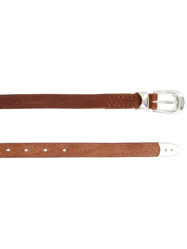 Our Legacy Leather Belt - Brown