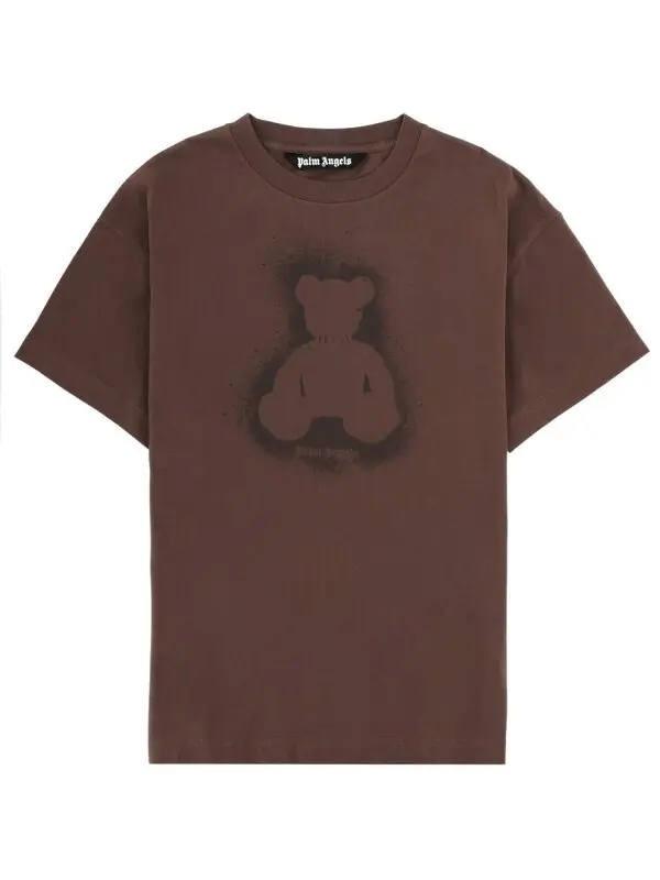 Palm Angels T-shirt Bear - Brown