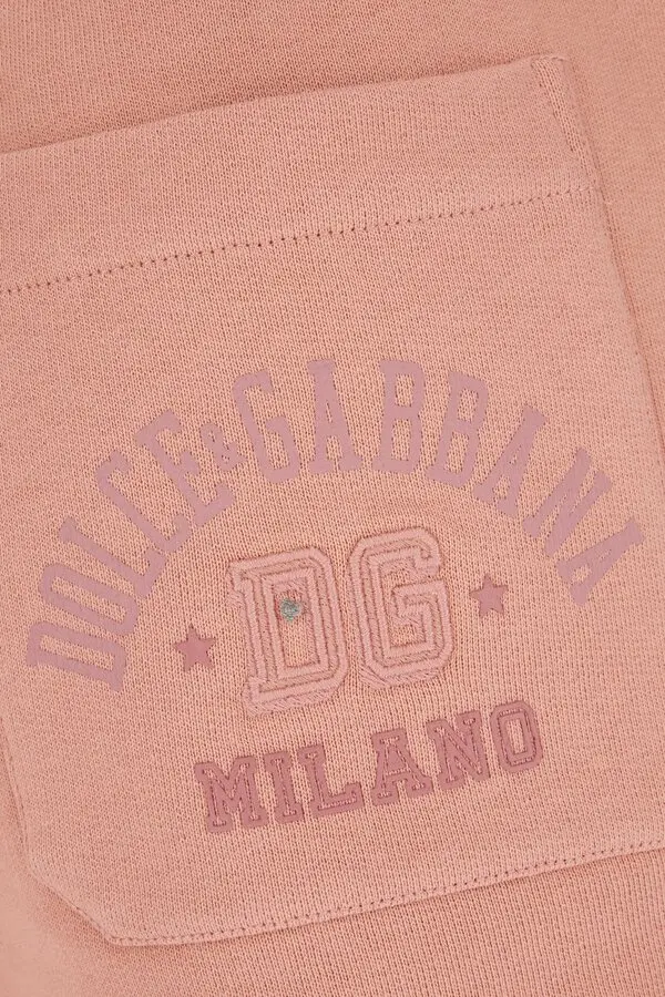 Dolce & Gabbana Embellished Logo Drawstring Shorts - Multicolor