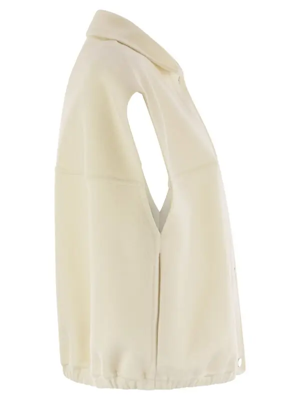 Herno Double Wool Waistcoat - Cream