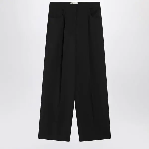 Fendi Wool And Mohair Wide Leg Trousers