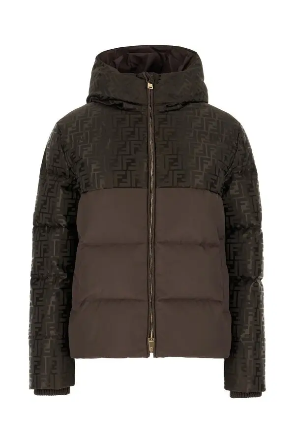 Fendi Monogram Puffer Jacket - Multicolor