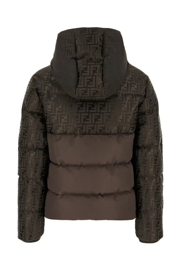 Fendi Monogram Puffer Jacket - Multicolor