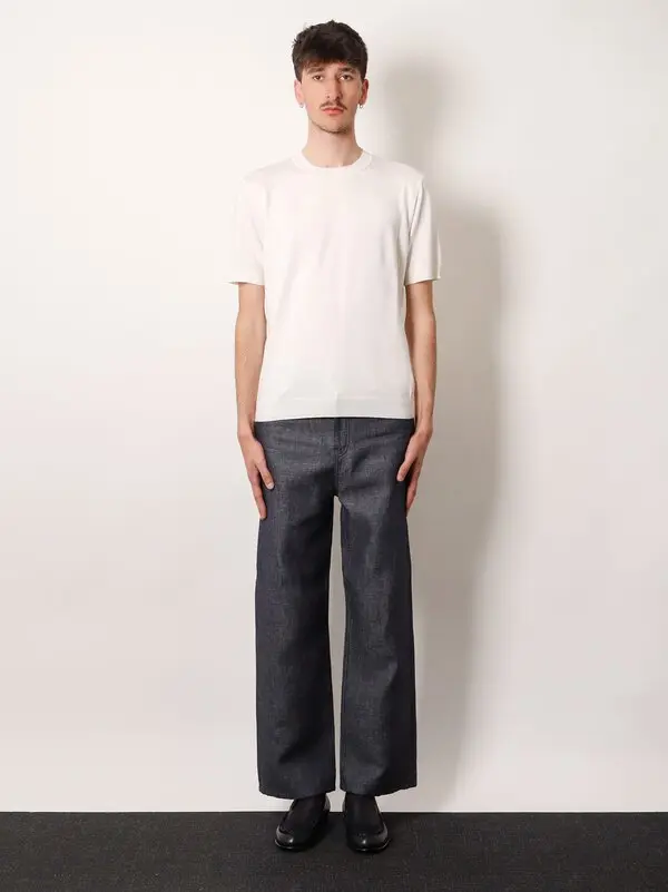 Fendi Cotton And Cashmere Crew Neck Sweater