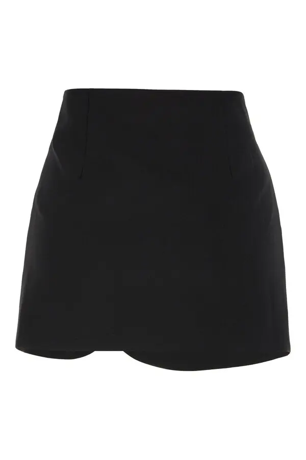 Coperni Asymmetrical Skirt With Silver Tone Detail