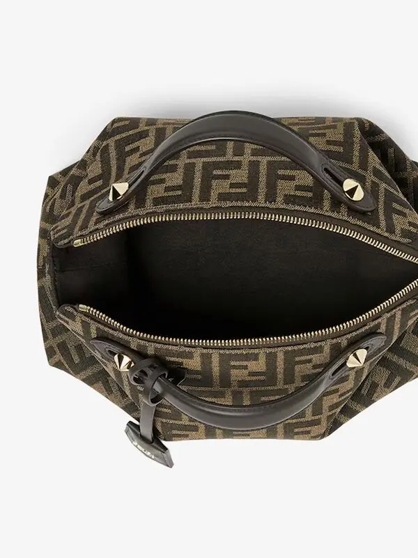 Fendi Ff Jacquard Fabric Medium Crossbody Bag