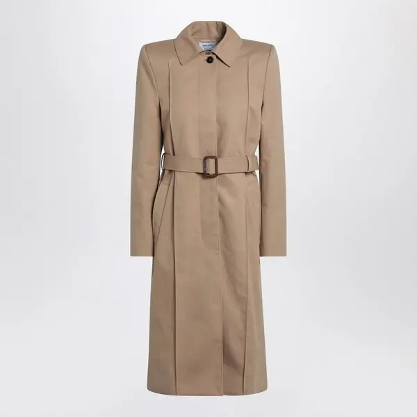 Alexander McQueen Beige Cotton Trench Coat