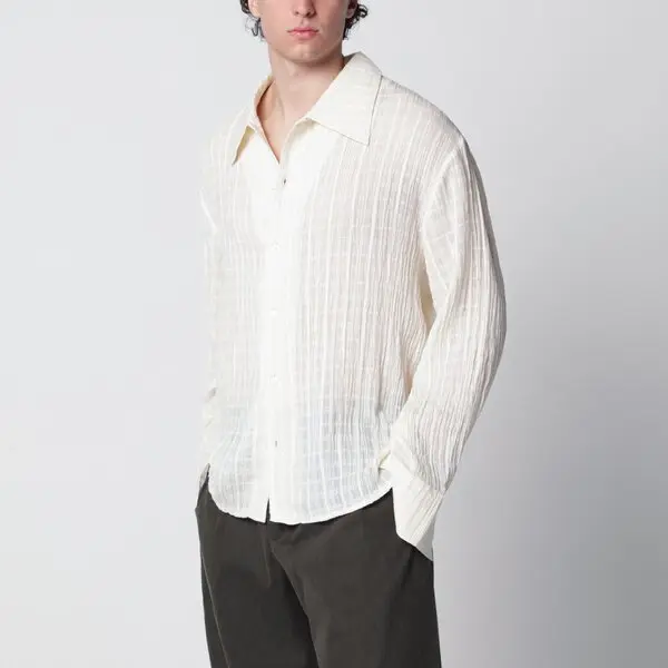 Séfr Ignacio Cotton Shirt - White