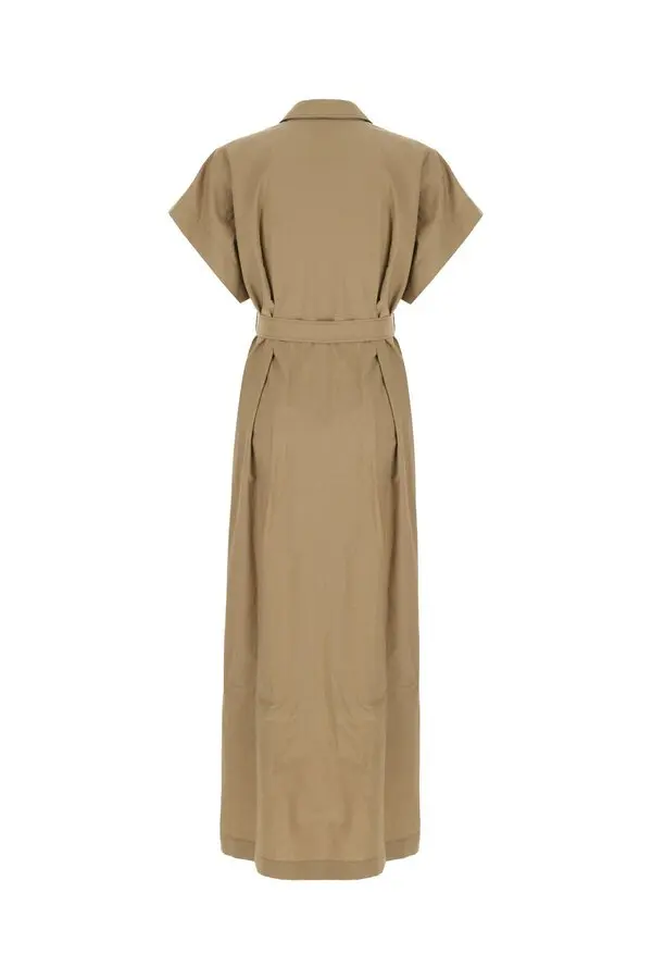 Brunello Cucinelli Belted Shirt Dress - Multicolor