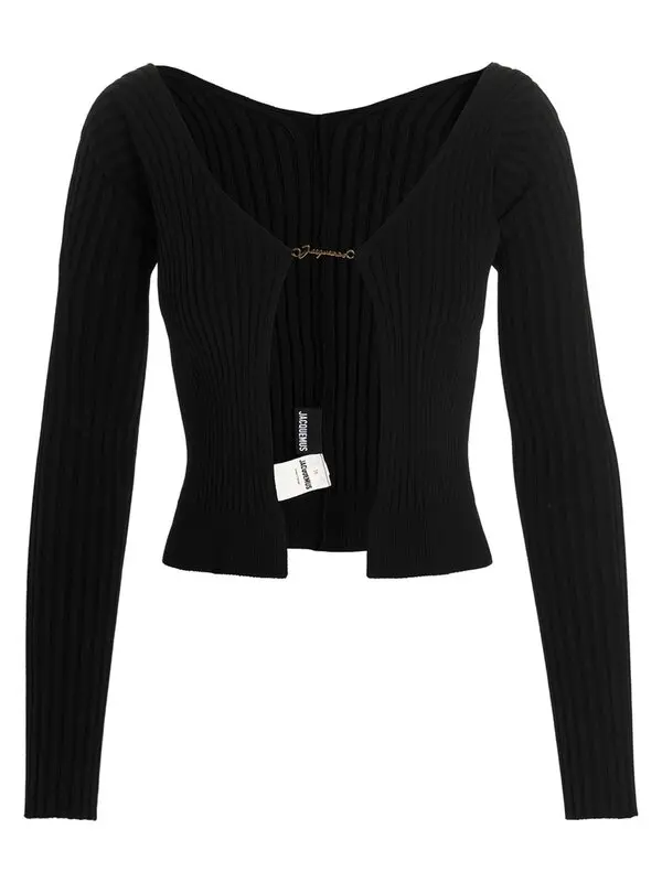 Jacquemus Le Maille Pralu Longue Ribbed Cardigan