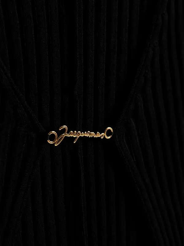Jacquemus Le Maille Pralu Longue Ribbed Cardigan