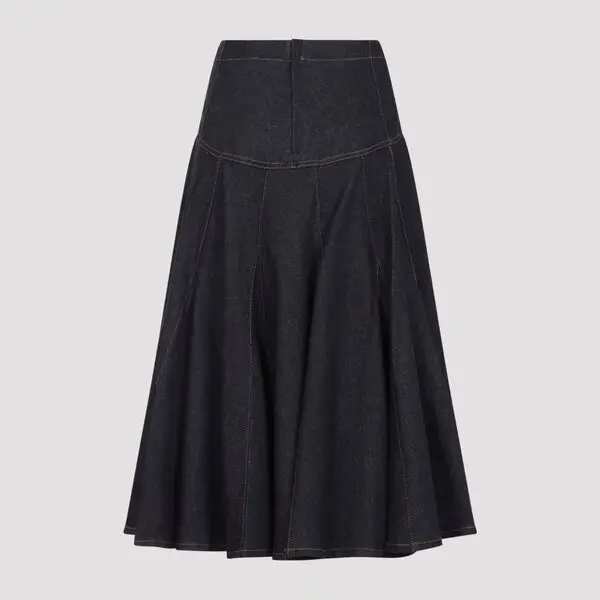 Jacquemus La Jupe De-nimes Lavoir Midi Skirt - Blue