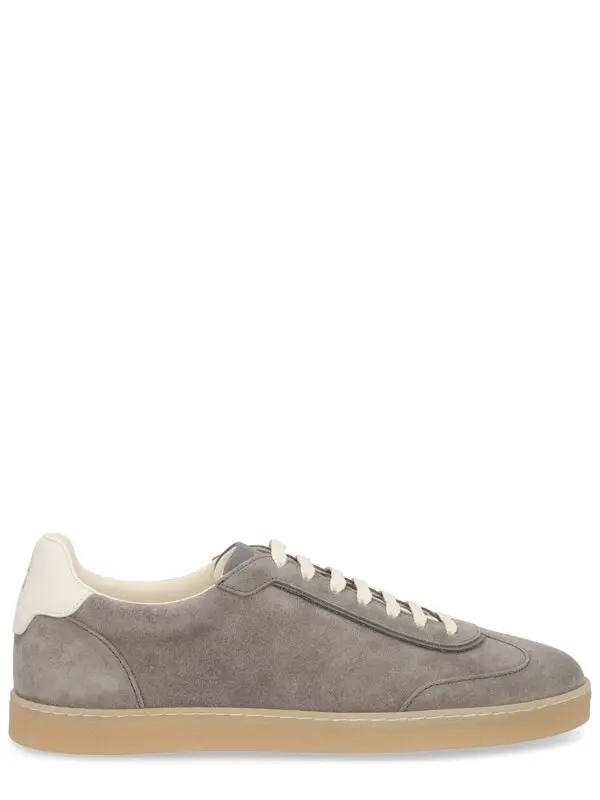 Brunello Cucinelli Suede Lace-up Sneakers