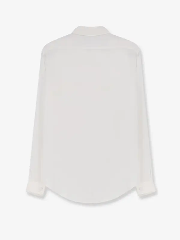 TOM FORD Silk Pleated Plastron Shirt