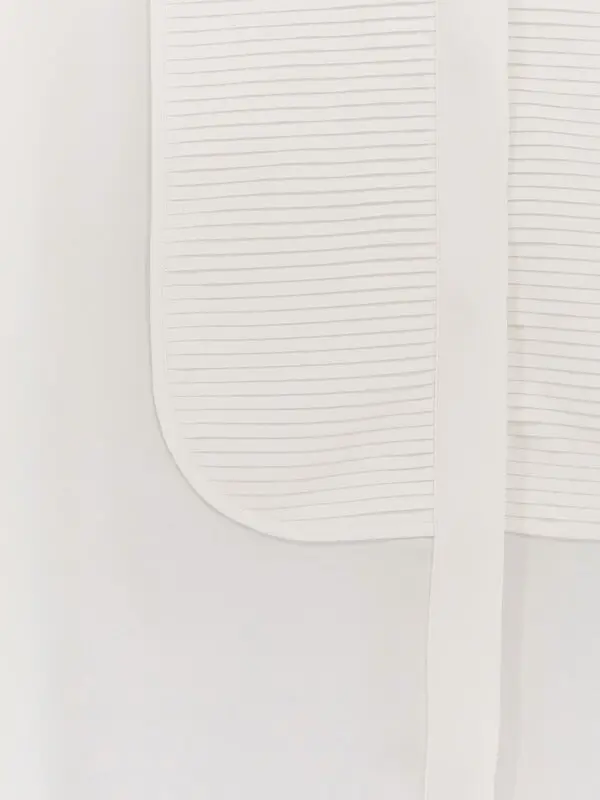 TOM FORD Silk Pleated Plastron Shirt