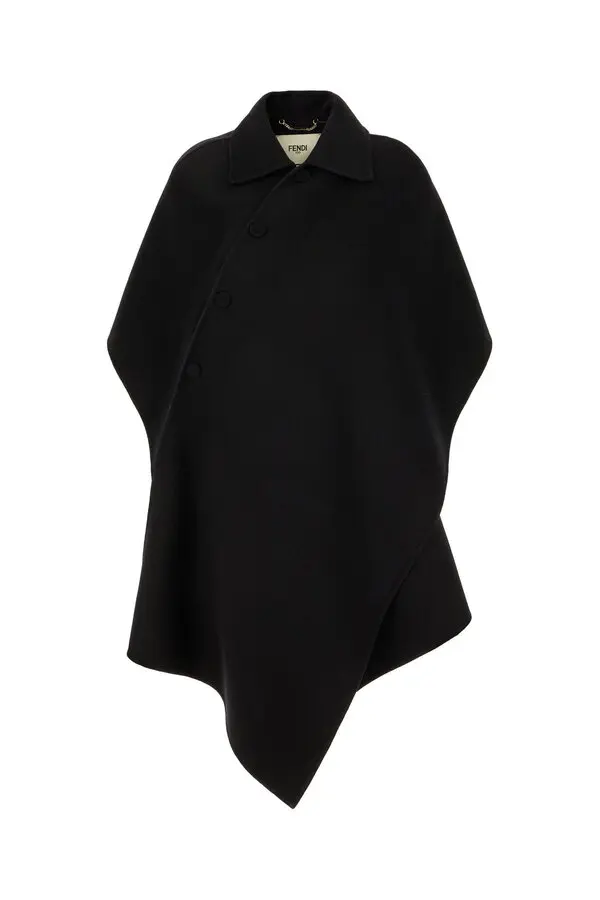 Fendi Asymmetrical Buttoned Coat