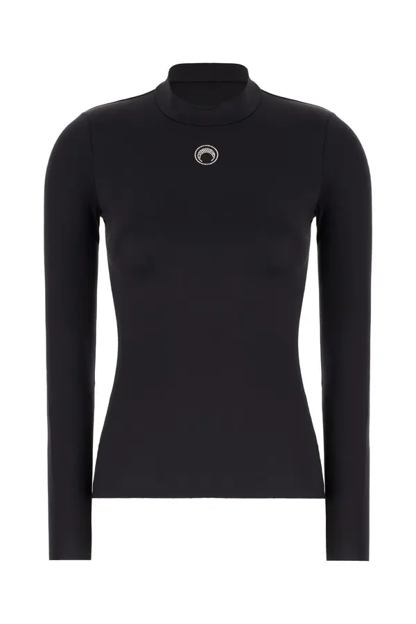 MARINE SERRE Embellished Long Sleeve Top